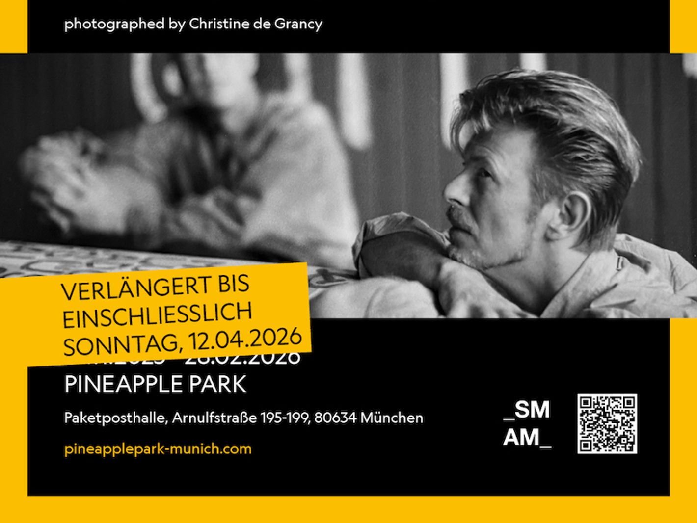 A Day with David Bowie - Tageskarte - Pineapple Park - München